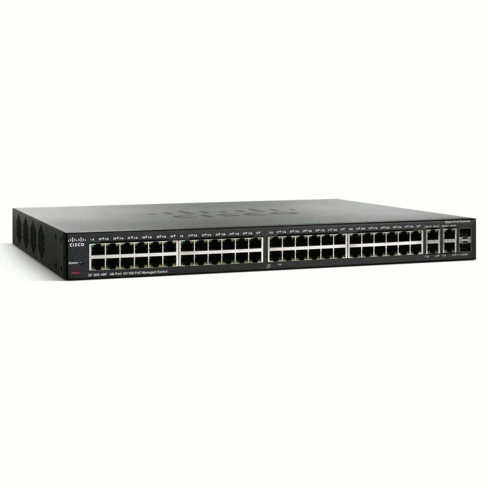 Cisco SF300-48P 48 Port PoE Managed Switch in Kenya | Tetop